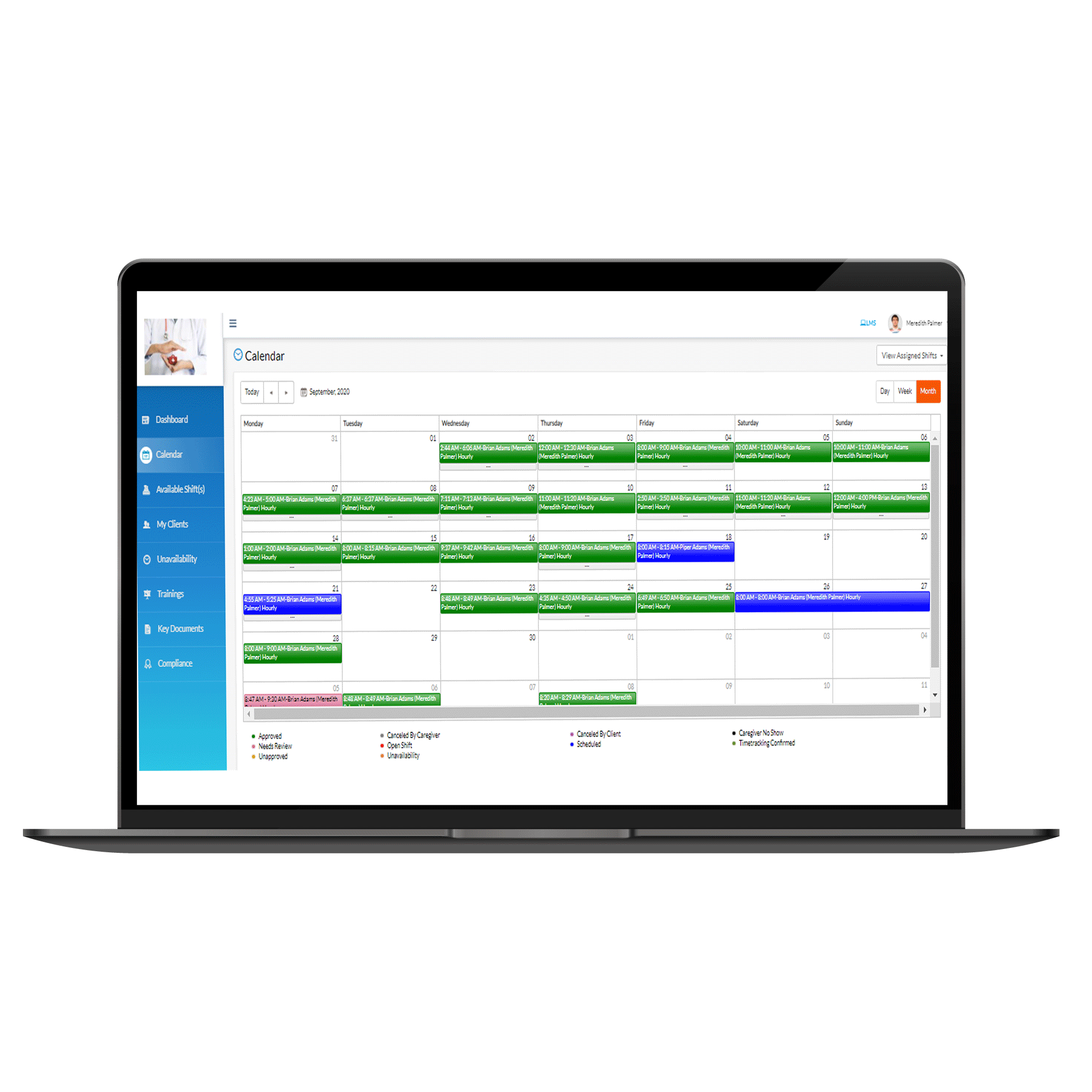 Caregivers Mobile App & Portal For Homecare Agency Software